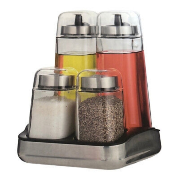 Appetit | Kitchen | Appetit Oil Vinegar Salt Pepper Set Nib | Poshmark